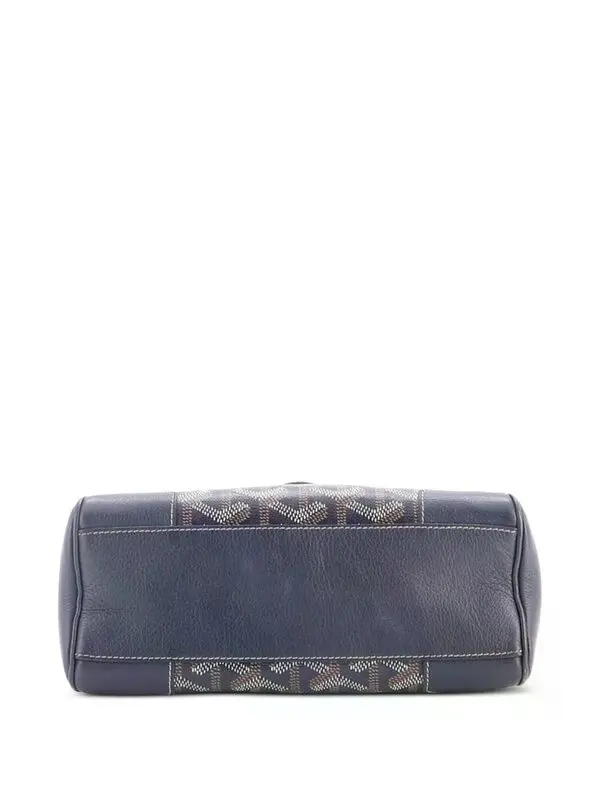 Goyard Saigon Top Handle Bag Coated Canvas With Leather Mini Shoulder Bag