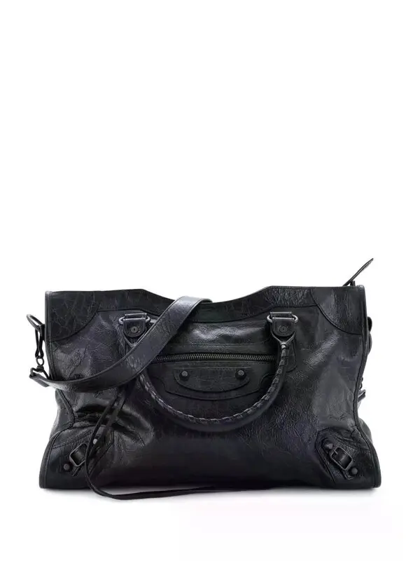 Balenciaga Le City Bag Leather Medium Satchel