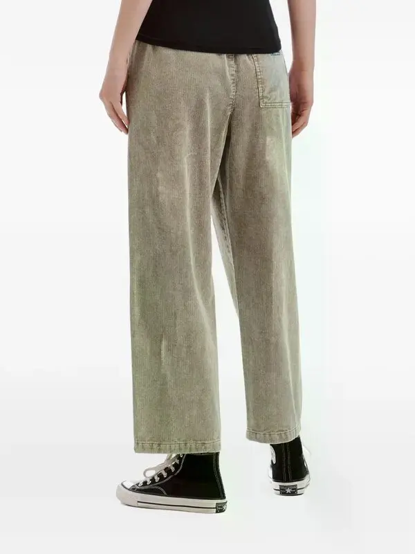 FINGERCROXX Corduroy Pleated Trousers