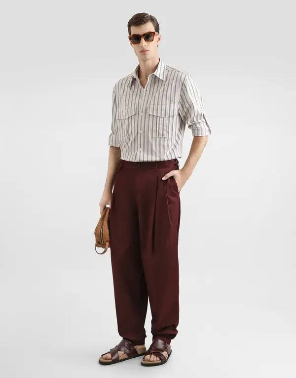 Dolce & Gabbana Striped Martini Shirt Shirts