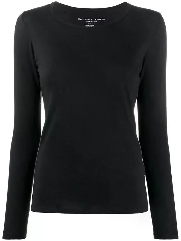Majestic Filatures Fine-knit T-shirt