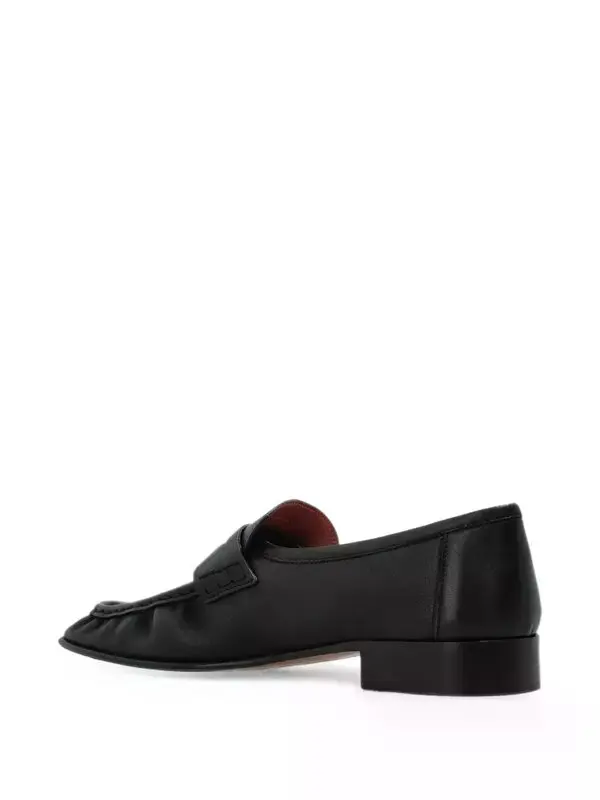 Chloé Letti Heart-motif Leather Loafers
