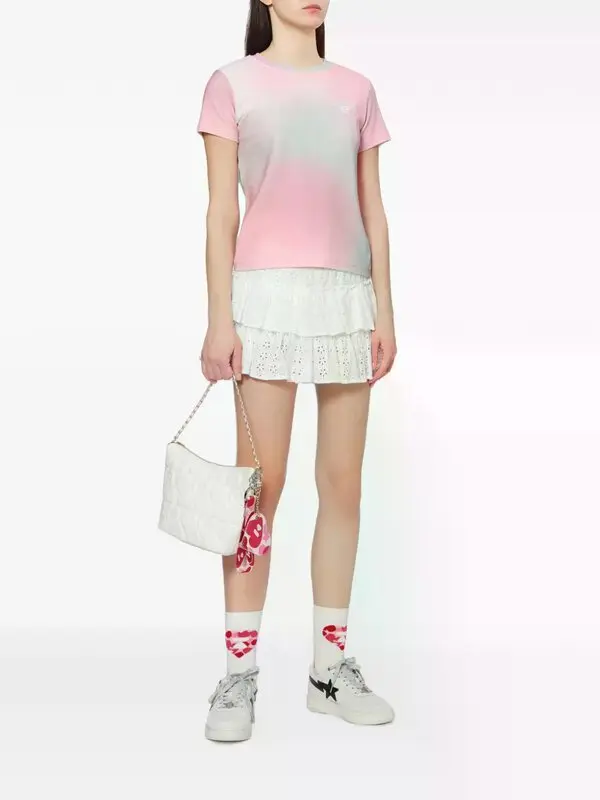 AAPE BY *A BATHING APE Gradient-effect Logo-print T-shirt