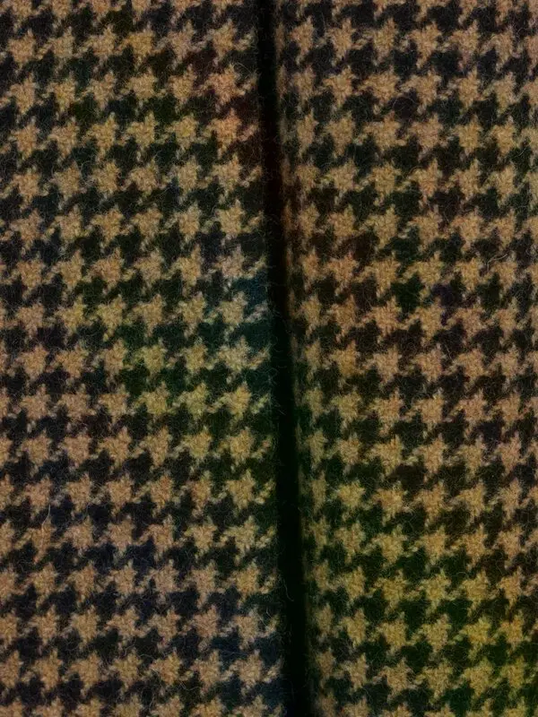 DANIELA GREGIS Houndstooth-wool Sash-waist Coat