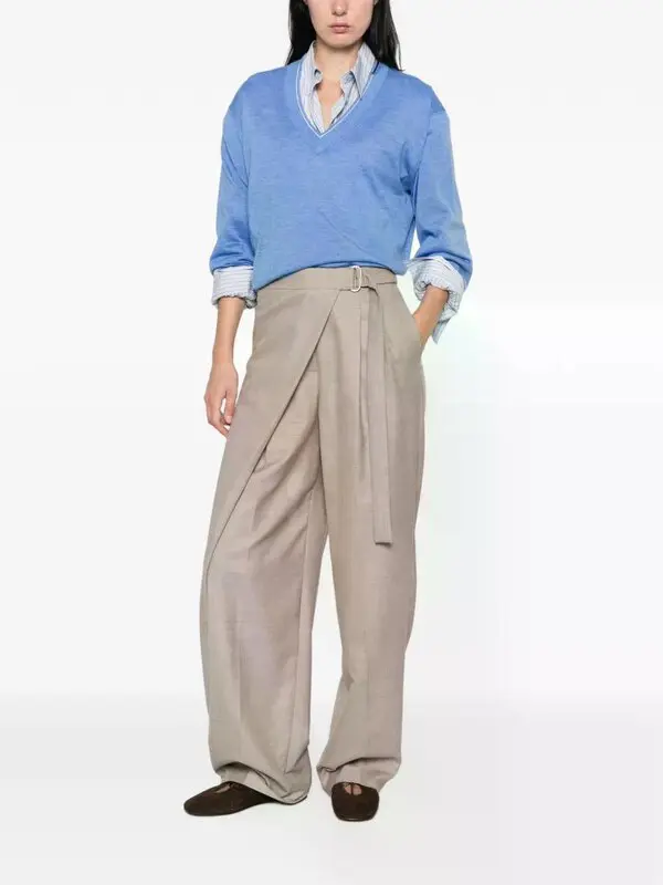 ROSSI Ilon Wrap-front Trousers