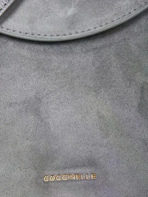 COCCINELLE Suede Leather Shoulder Bag