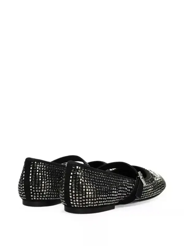 MEXX Stud-embellished Buckle-strap Ballet Flats