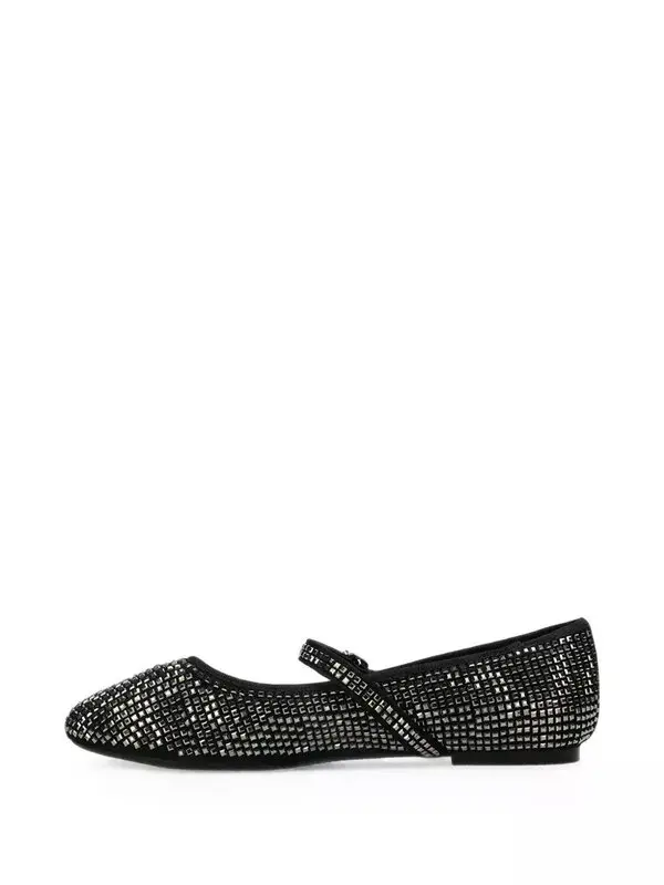 MEXX Stud-embellished Buckle-strap Ballet Flats