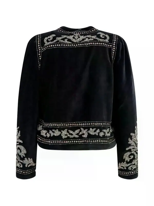 SCARLETT POPPIES Saga Bead-embellished Studded Jacket