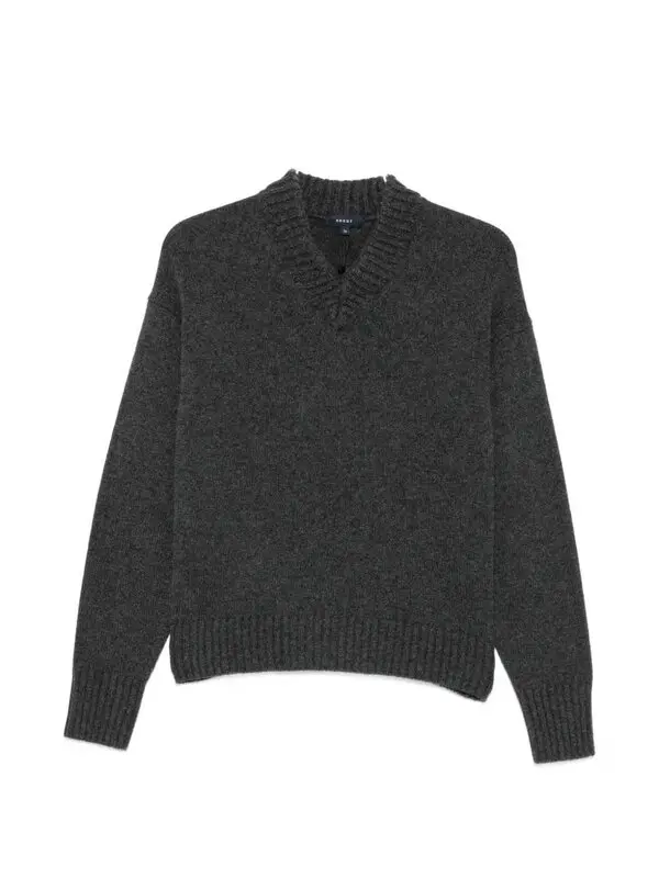 Soeur Julie V-neck Sweater - Grey