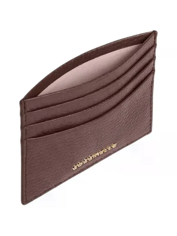 COCCINELLE Metallic Small Leather Card Holder