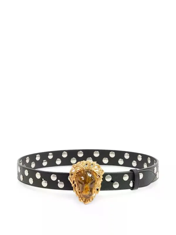 Valentino Garavani Fortitudo Belt In Nappa 30 Mm - Black