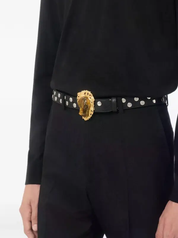 Valentino Garavani Fortitudo Belt In Nappa 30 Mm