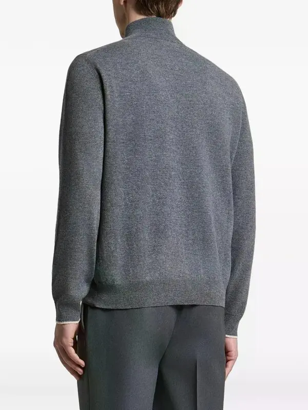 Peserico Quarter-zip Knitted Sweater