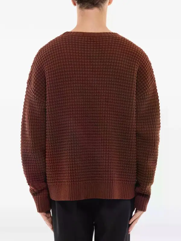 FURSAC Waffle-knit Wool Sweater