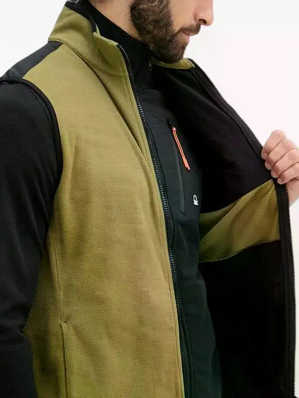 BENETTON Polartec Two-tone Zip-up Gilet