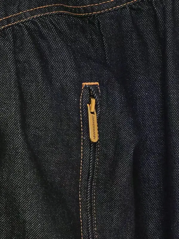 Zimmermann Bow-detail Denim Jacket