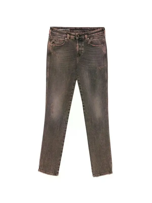 DIESEL® Distressed Faded Jeans - Grey