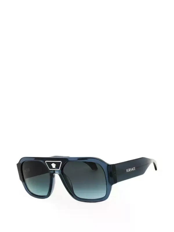 Versace Medusa-embellishment Pilot-frame Sunglasses