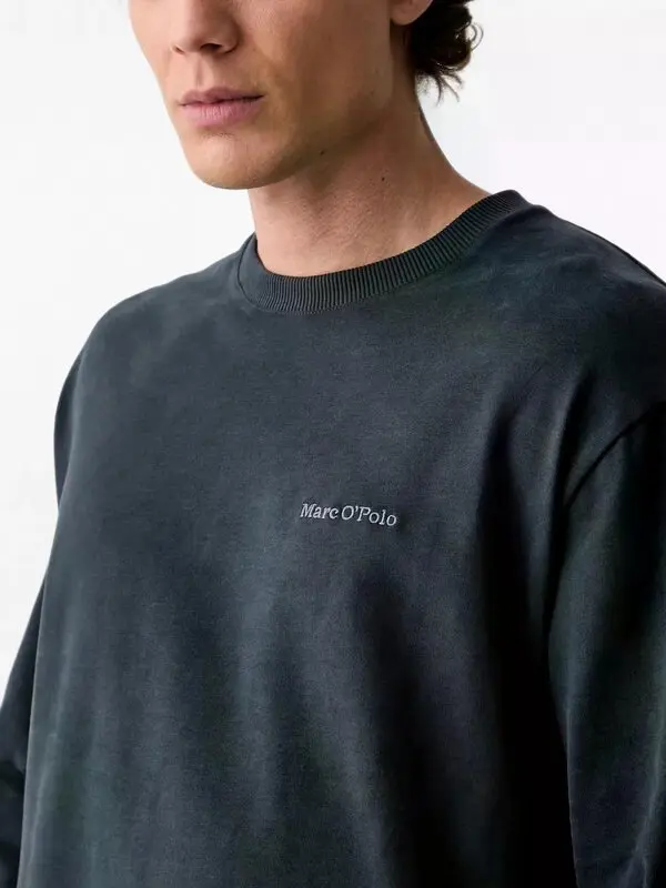 Marc O'polo Logo-embroidered Long-sleeve T-shirt