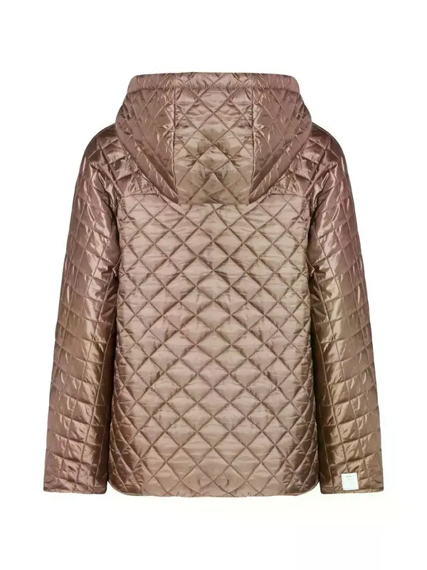 Max Mara Quilted Hooded Jacket - Brown