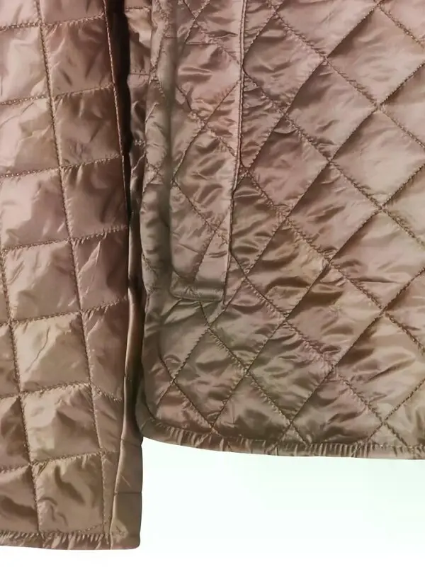 Max Mara Quilted Hooded Jacket - Brown