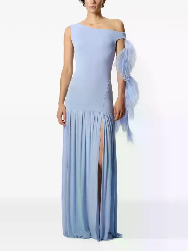 MANURI Paulina Maxi Dress - Blue