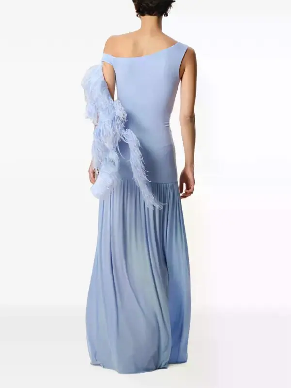 MANURI Paulina Maxi Dress - Blue