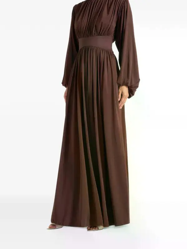 Manière De Voir Detachable-sleeves Maxi Dress