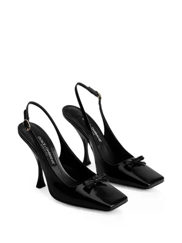 Dolce & Gabbana Slingback Calfskin Heeled Pumps