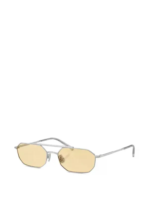 Brunello Cucinelli Tyler Geometric-frame Sunglasses - Silver