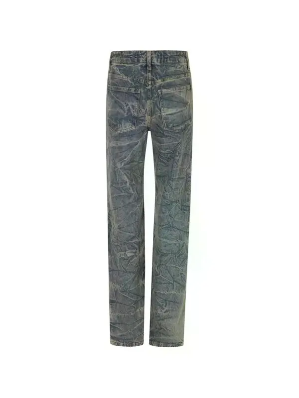 Federica Tosi Acid-wash Straight-leg Jeans