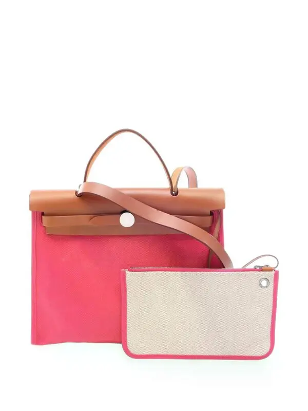 Hermès 2022 Pm Herbag Zip Tote Bag - Pink