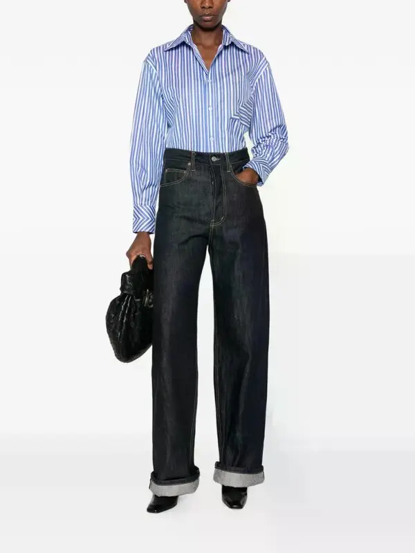 Victoria Beckham Chest-pocket Striped Shirt