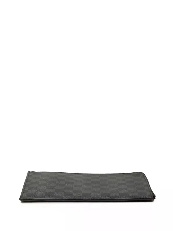 LOUIS VUITTON 2016 Damier Graphite Pochette Jour Pm Clutch Bag