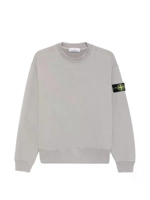 Stone Island Logo-patch Sweater - Grey
