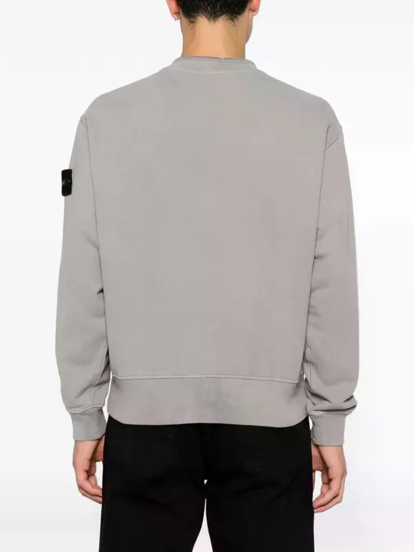 Stone Island Logo-patch Sweater - Grey