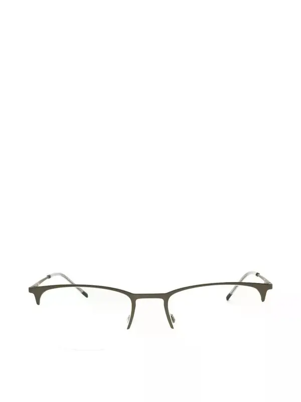 Hugo Rectangle-frame Glasses - Silver