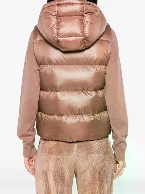 Peserico Quilted Hooded Puffer Gilet