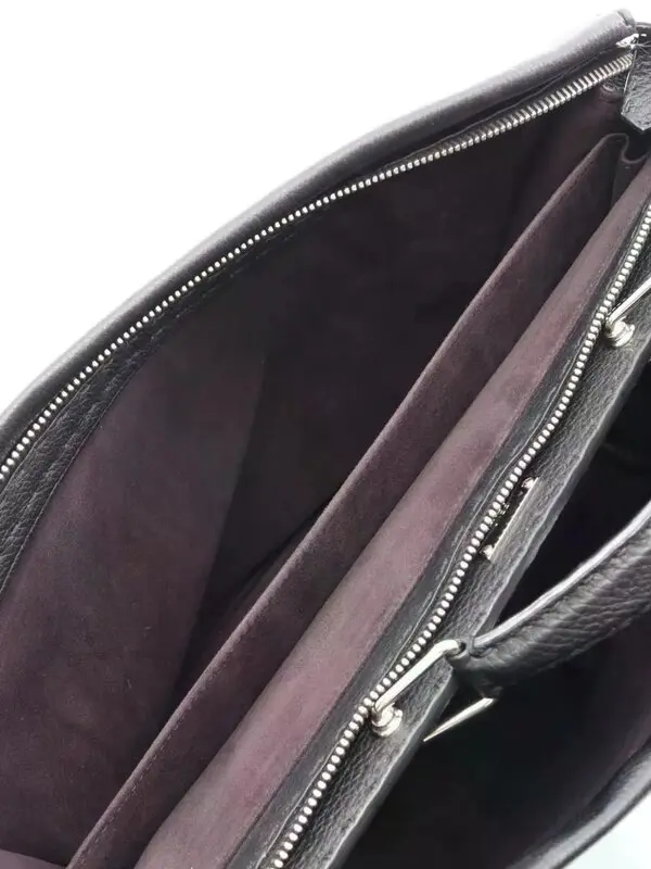 Fendi 2010s Peekaboo Selleria Satchel Bag - Black