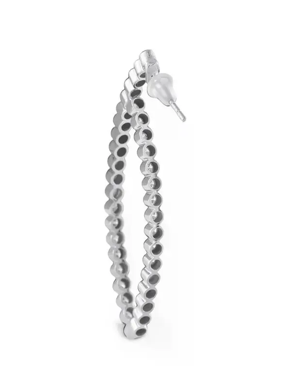 LB EXCLUSIVE Diamond Hoop Earrings