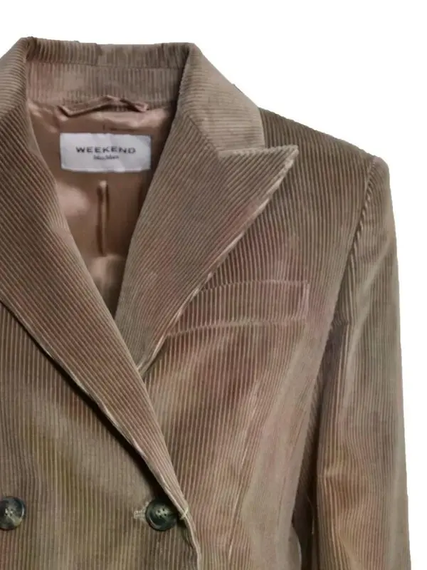 Max Mara Double-breasted Corduroy Blazer