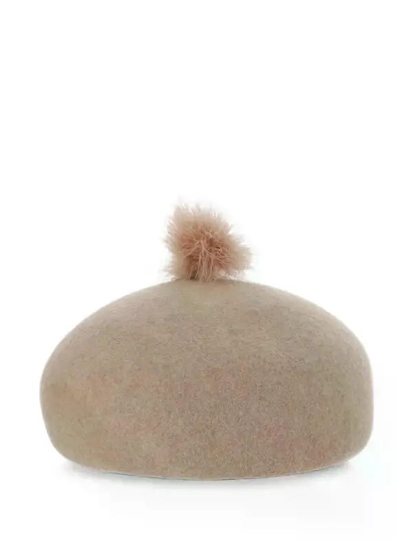 ALEXIA ALVAREZ DE TOLEDO Pom-pom-detail Beret