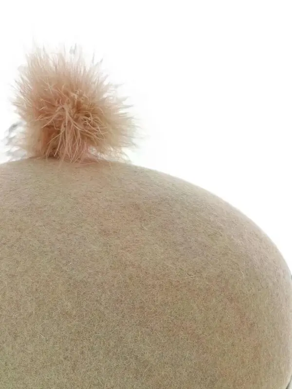 ALEXIA ALVAREZ DE TOLEDO Pom-pom-detail Beret