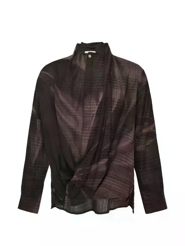 JIYONGKIM Twist-front Shirt