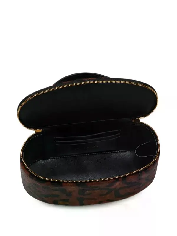 POTAMY Leopard-print Calf Hair Mini Bag