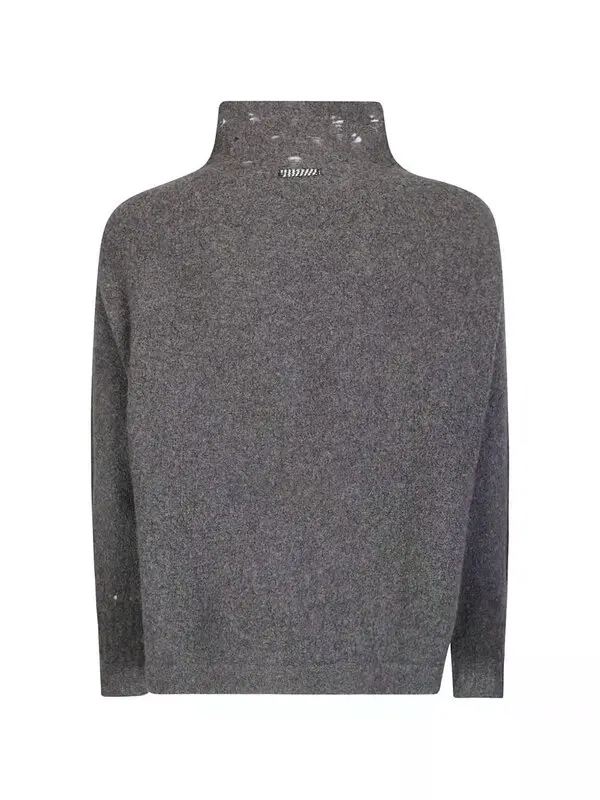 ARCHIVIO B Distressed Bouclé Sweater