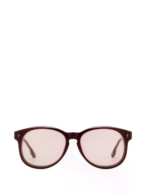 JACQUES MARIE MAGE Kay Round-frame Sunglasses - Red