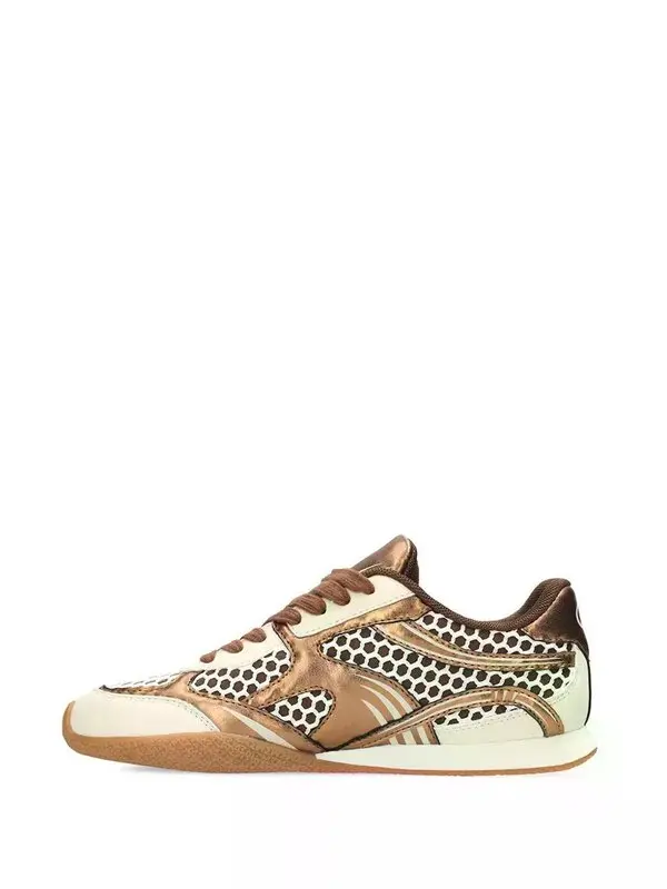 MEXX Tula Suzy Metallic-effect Honeycomb-mesh Sneakers
