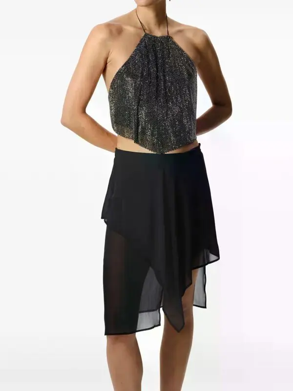 MANURI Paper Rock Top - Silver